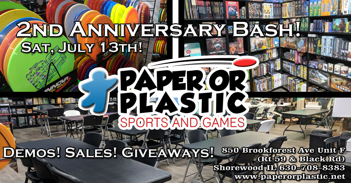 2nd Anniversary Bash! – Paper or Plastic